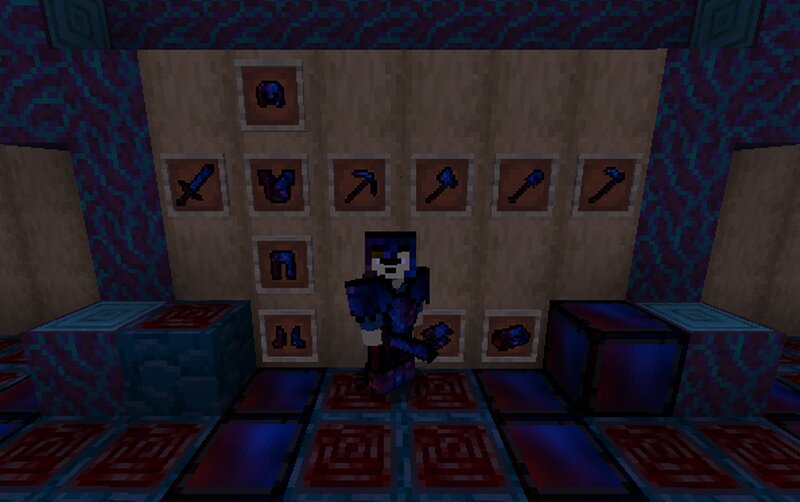 Red/Blue Netherite (1.16.5) Minecraft Texture Pack