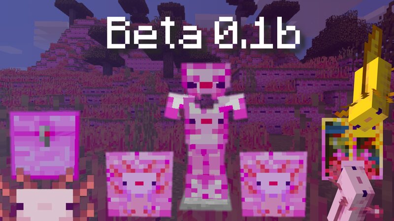 The Official Axololt Texture Pack Minecraft Texture Pack