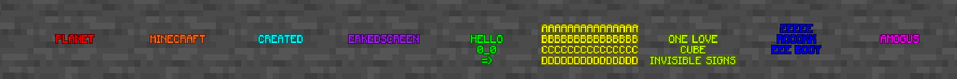 Invisible Signs [1.17.1] Minecraft Texture Pack