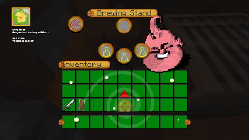 DRAGON BALL [JAVA] 🐉 - GUI/ UI 1.16.x Minecraft Texture Pack