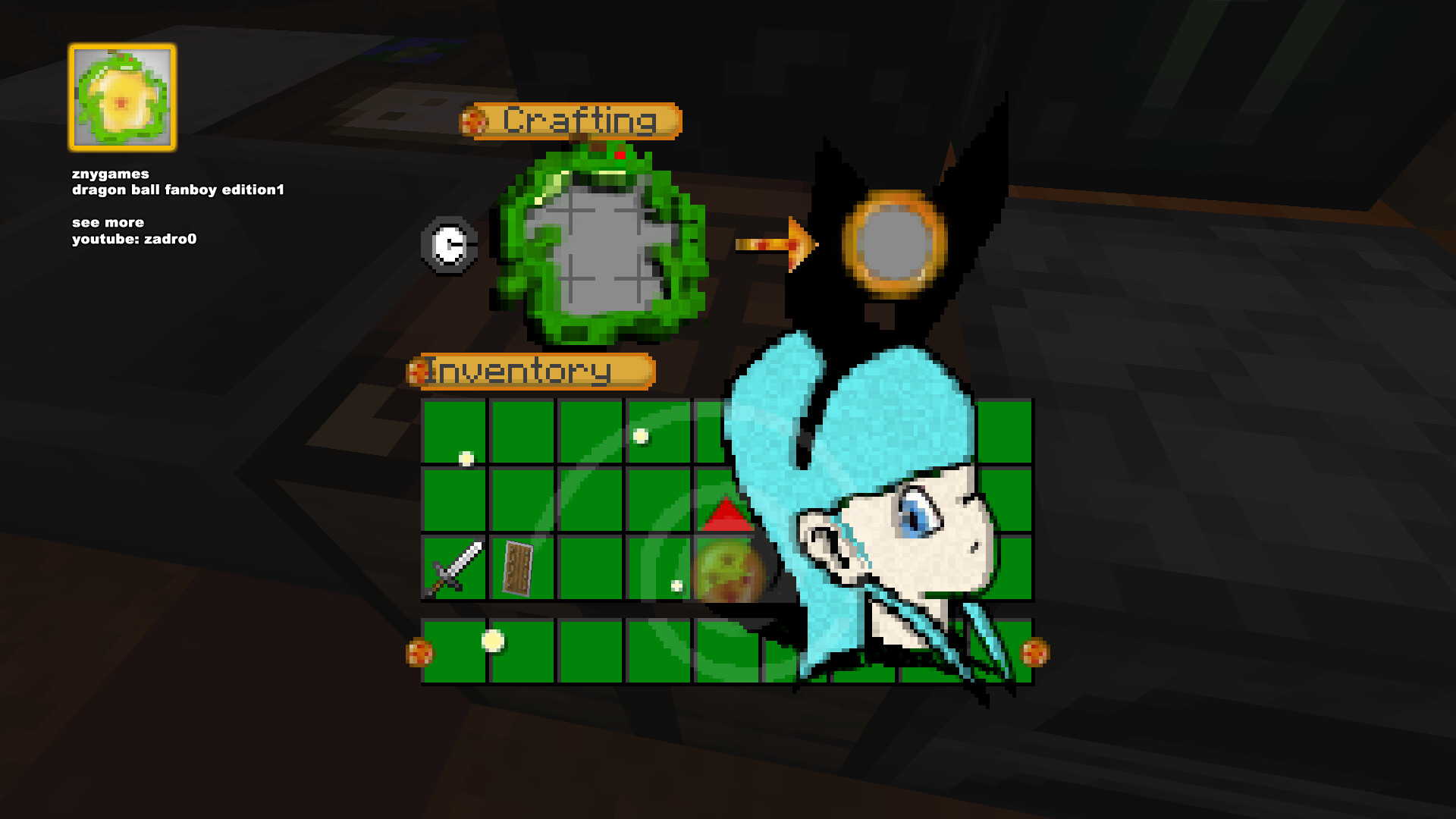 DRAGON BALL [JAVA] 🐉 - GUI/ UI 1.16.x Minecraft Texture Pack