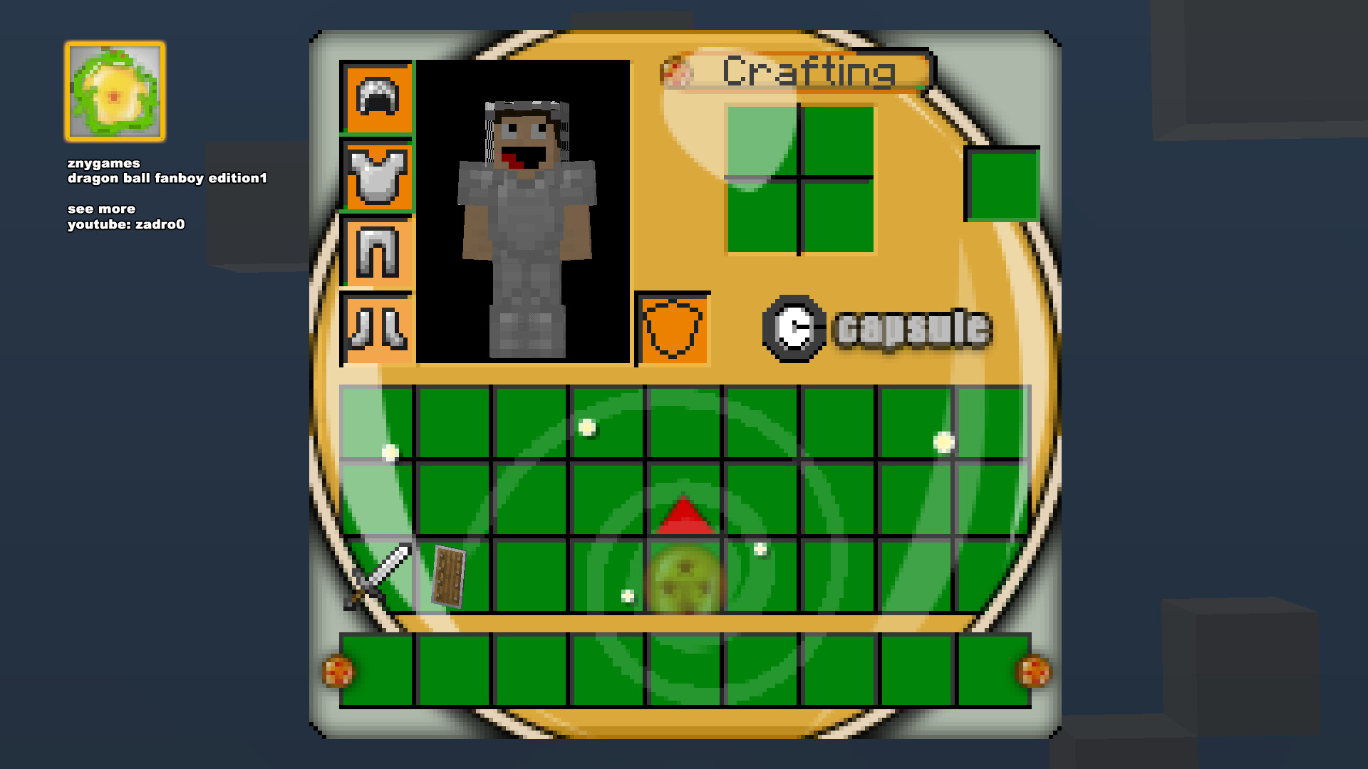 DRAGON BALL [JAVA] 🐉 - GUI/ UI 1.16.x Minecraft Texture Pack