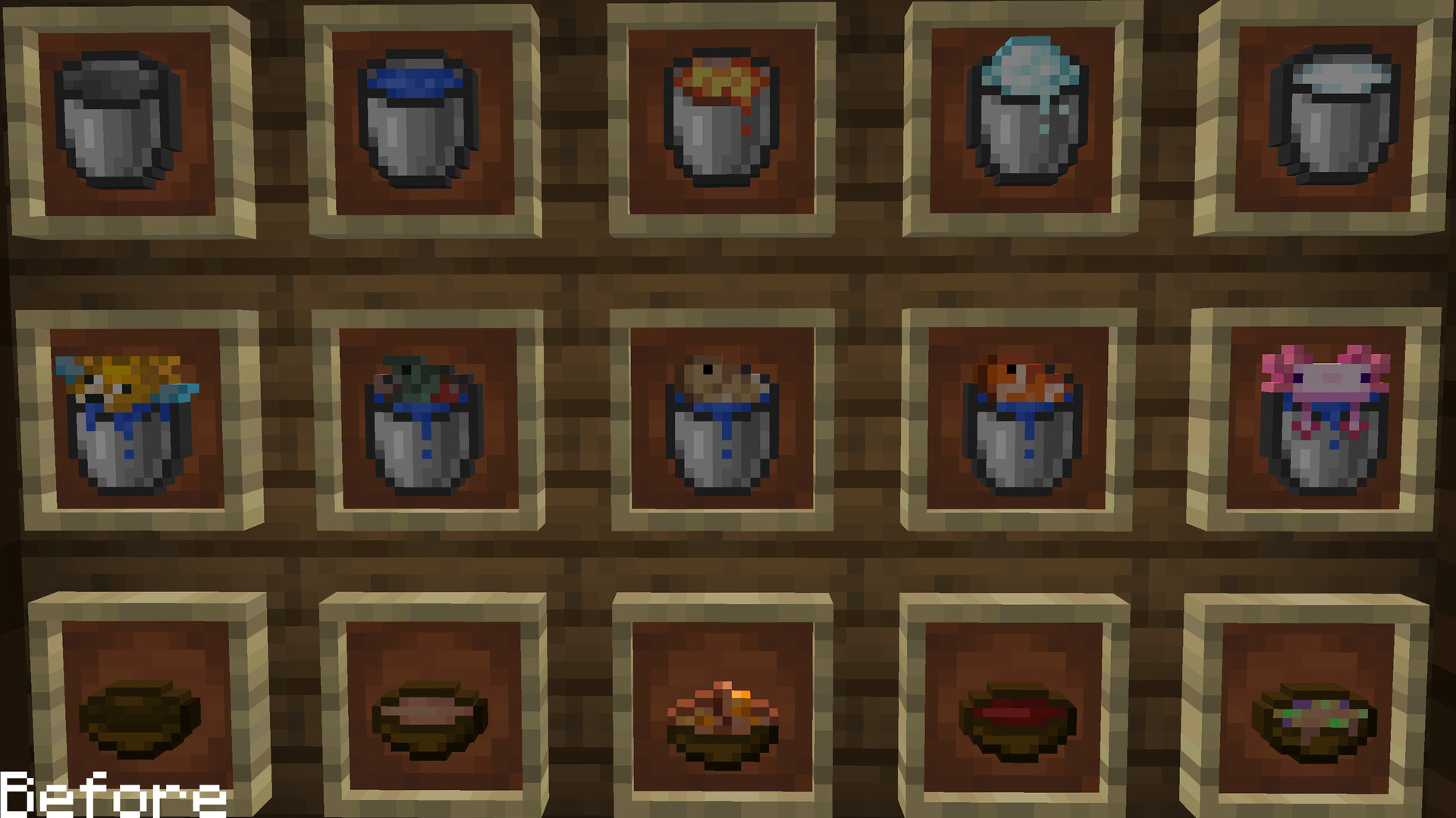 Buckets to Bowls Minecraft Texture Pack