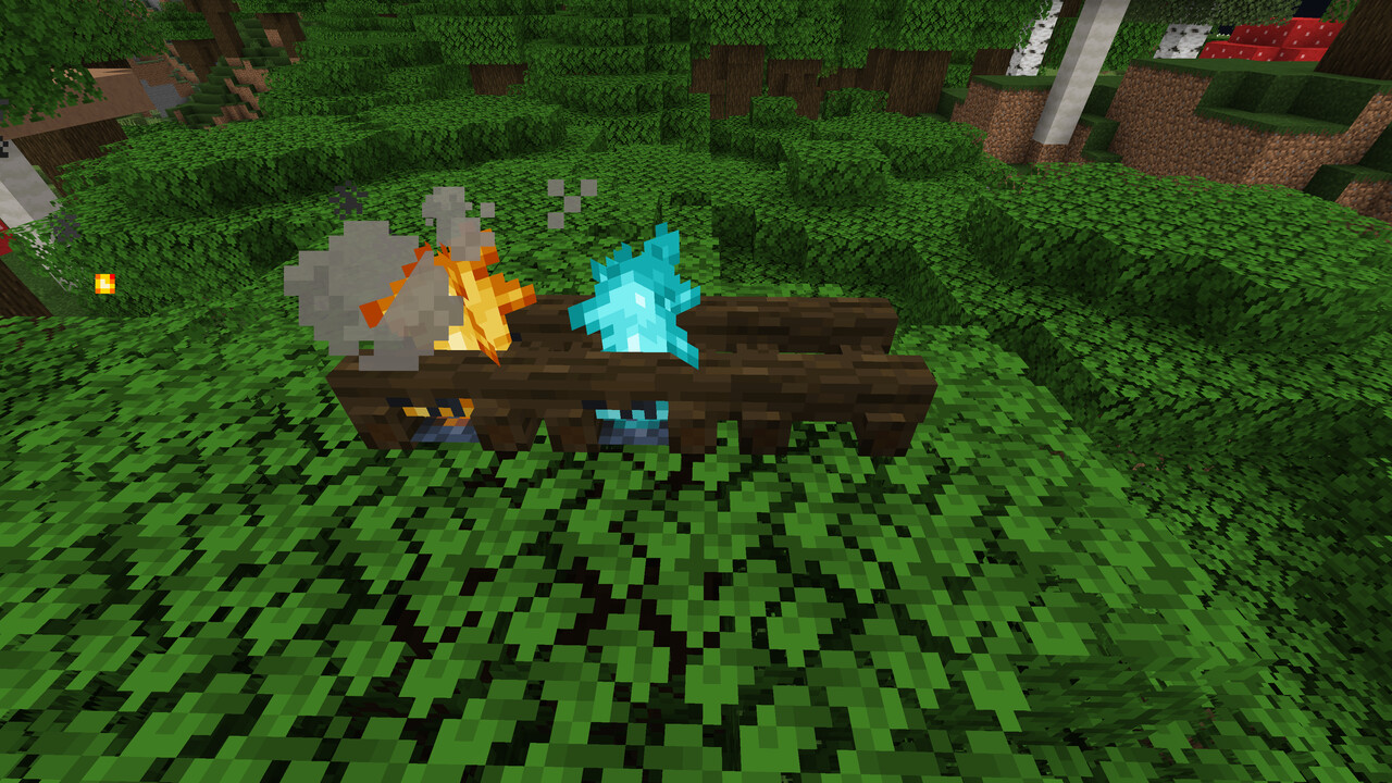 Biome-Dependent Campfire Logs (Optifine Required) Minecraft Texture Pack