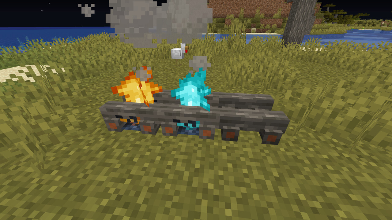 Biome-Dependent Campfire Logs (Optifine Required) Minecraft Texture Pack