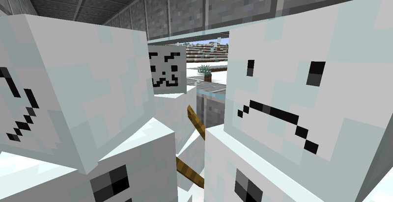 Expressive Snow Golems Minecraft Texture Pack