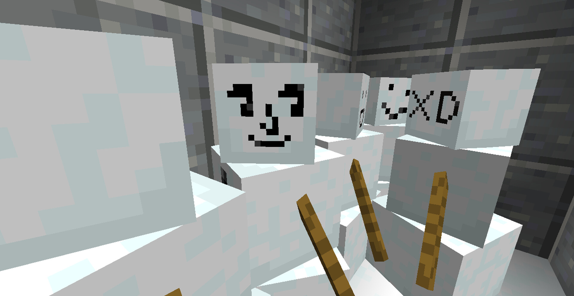 Expressive Snow Golems Minecraft Texture Pack