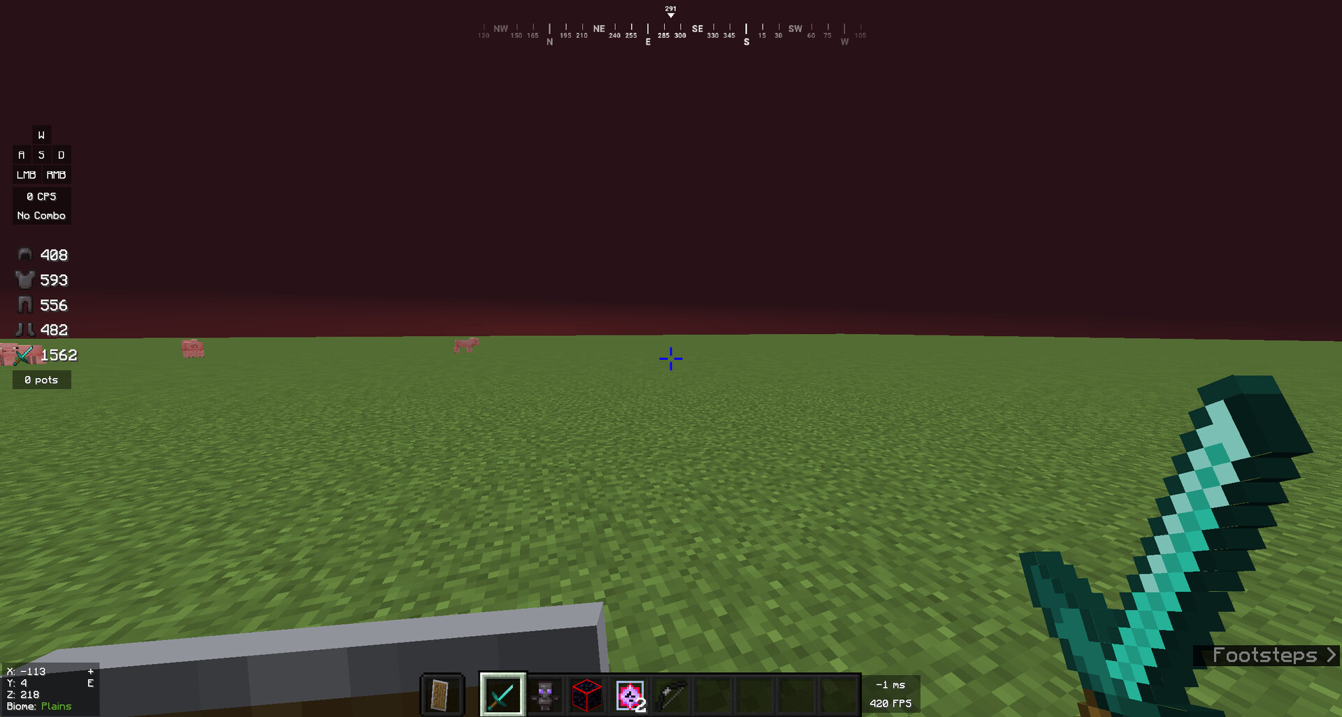 1.17 Crystal pvp and dark mode pack Minecraft Texture Pack