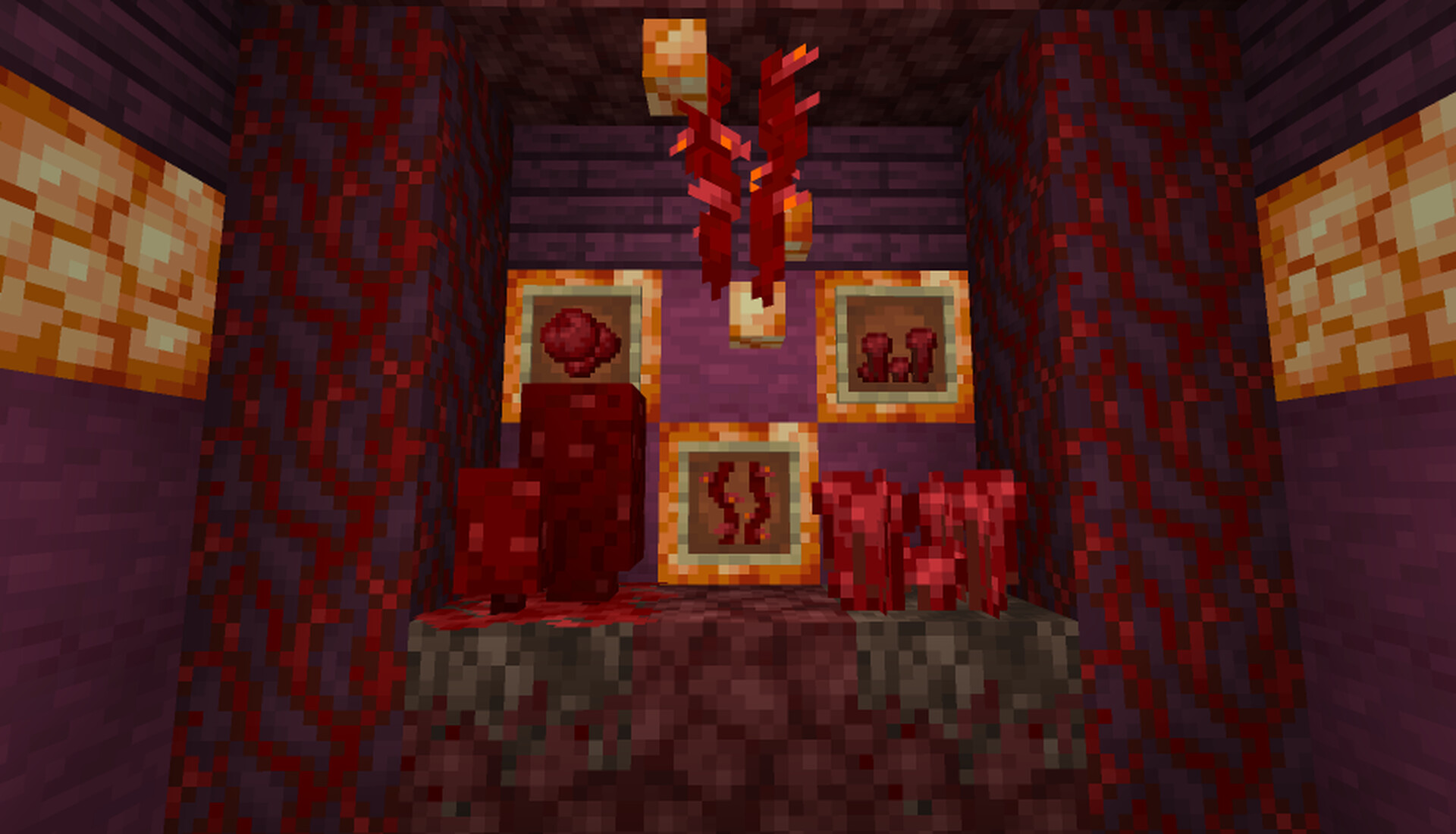 Crimson Reimagination [1.16+]: Warted Forest Minecraft Texture Pack