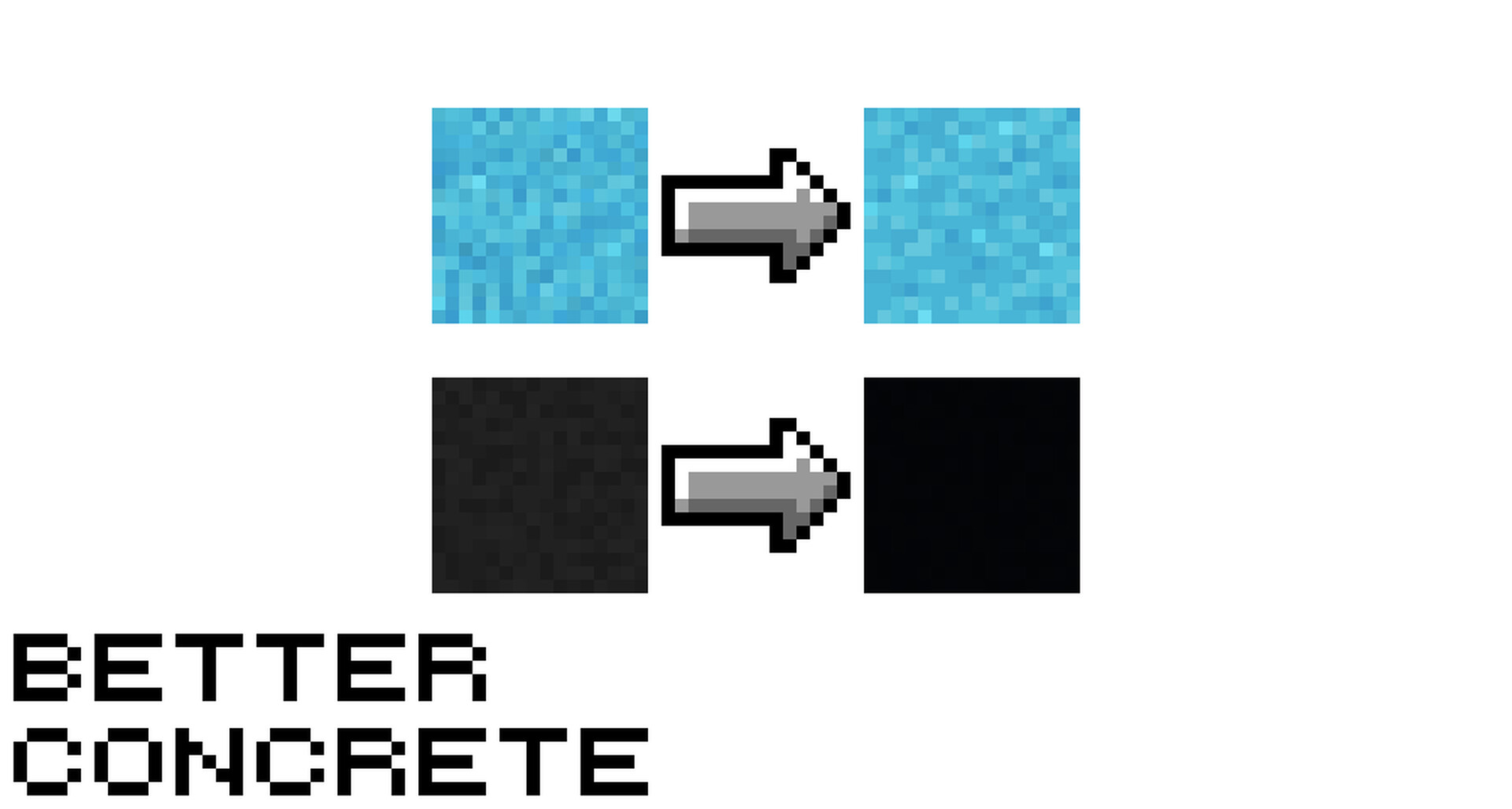 Better Concrete! Minecraft Texture Pack