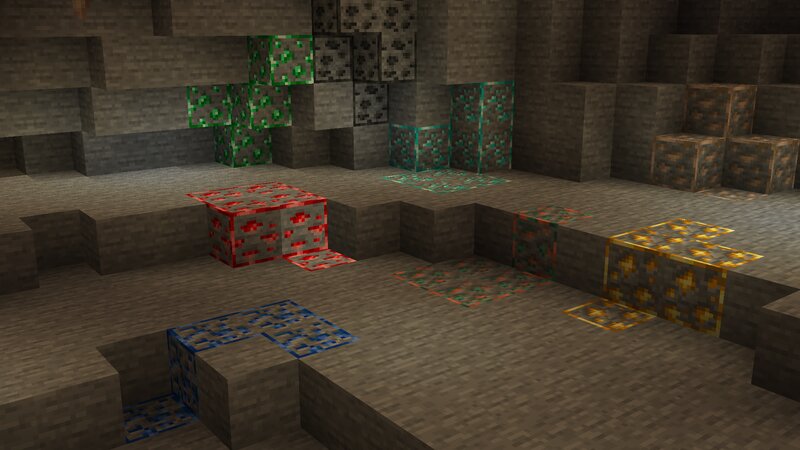 Ore Borders [1.18] (Connected Textures) Minecraft Texture Pack