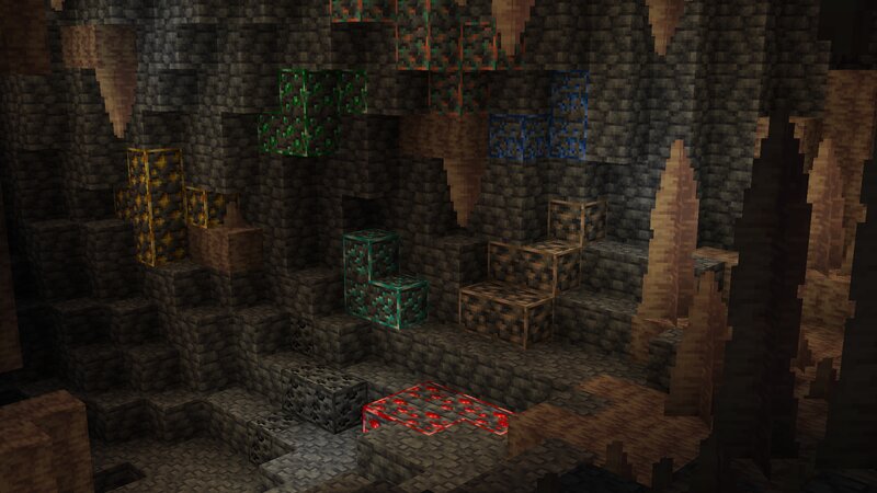 Ore Borders [1.18] (Connected Textures) Minecraft Texture Pack