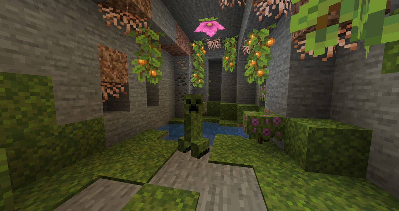 Moss Creeper Minecraft Texture Pack