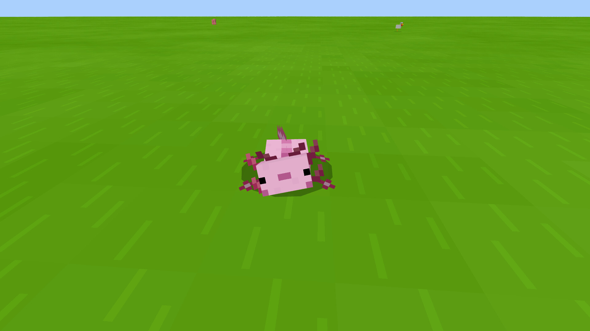 Bare Bones Axolotls Minecraft Texture Pack
