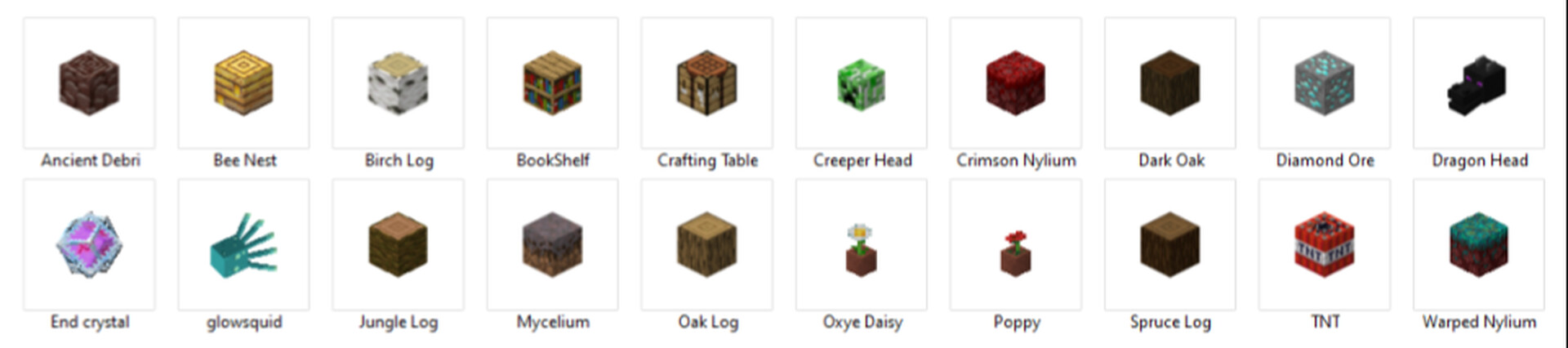 Custom Windows Icons Minecraft Texture Pack