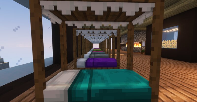 Beds with roof (Better beds) Minecraft Texture Pack