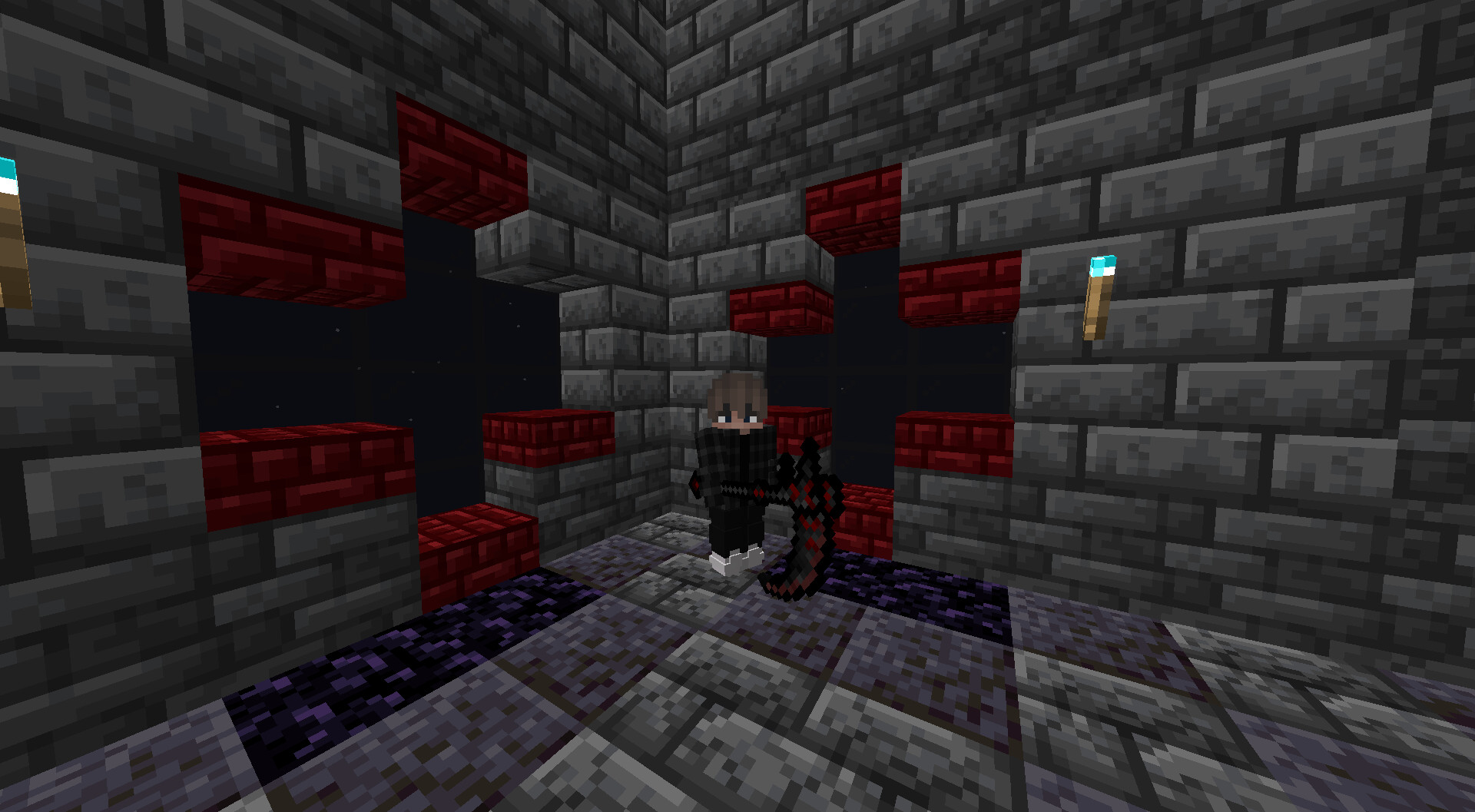 Scythe instead of netherite sword 👍 UPDATED now for every sword ...