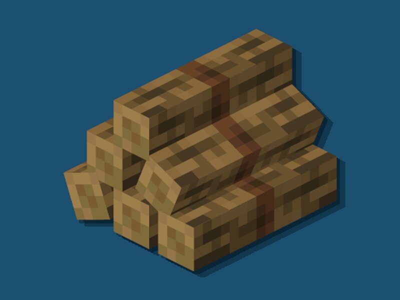 Log Piles Minecraft Texture Pack