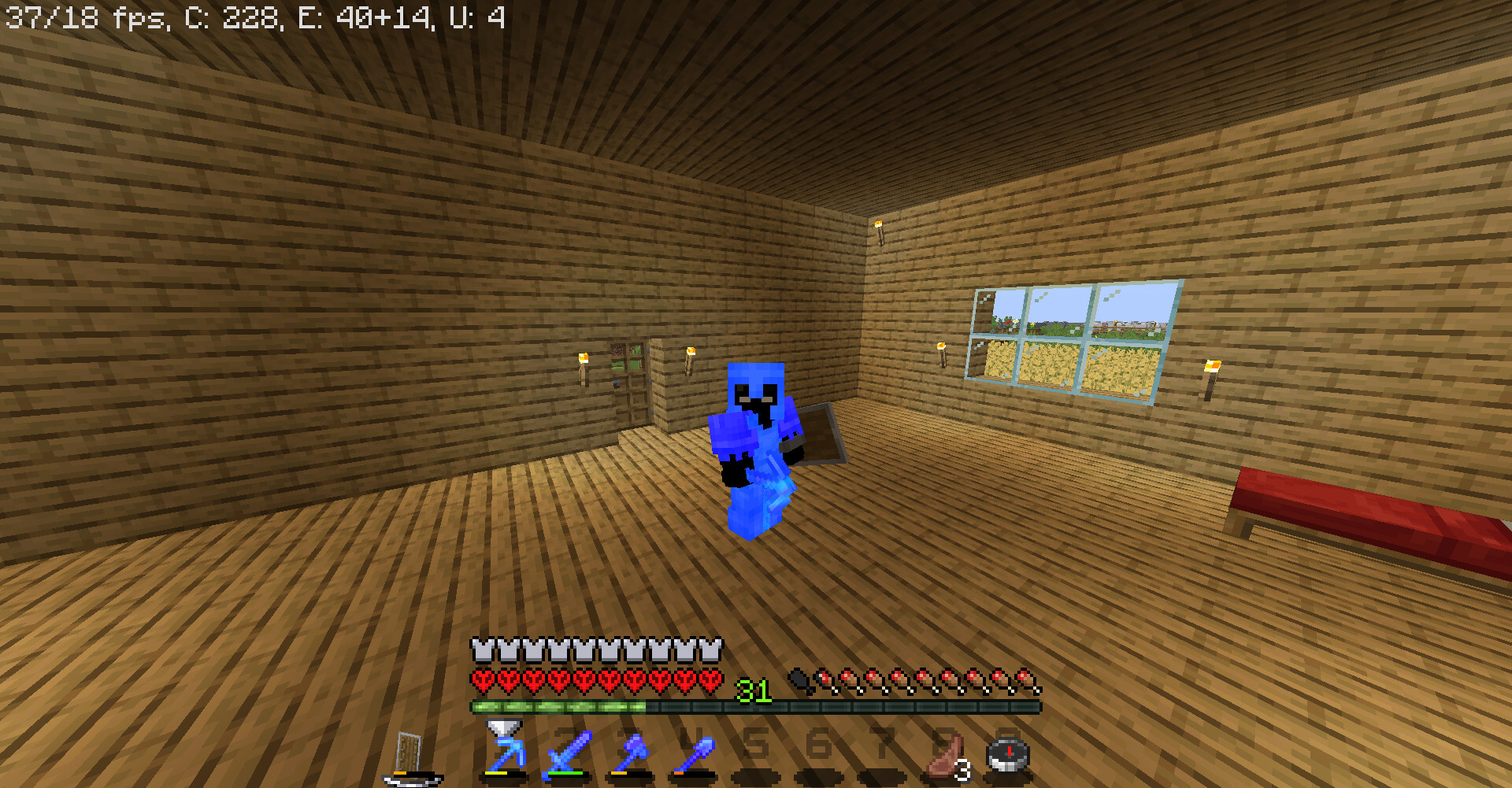 Blue Enchanted Style 1.17.1 Minecraft Texture Pack