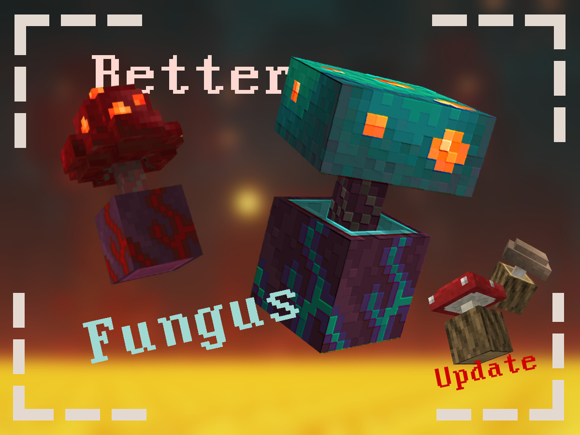 Better fungus Minecraft Texture Pack