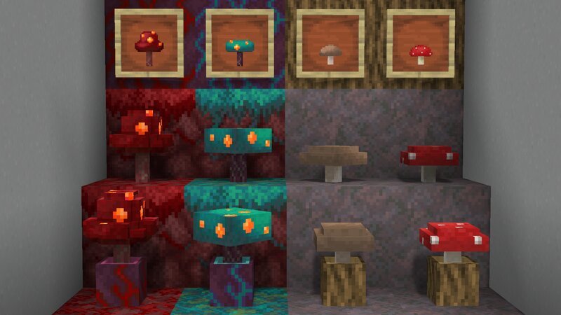 Better fungus Minecraft Texture Pack