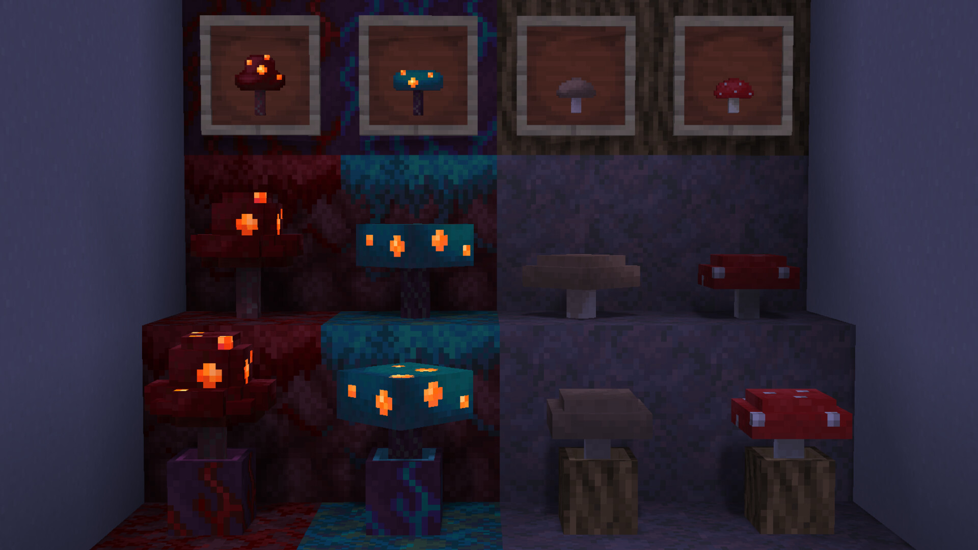 Better fungus Minecraft Texture Pack