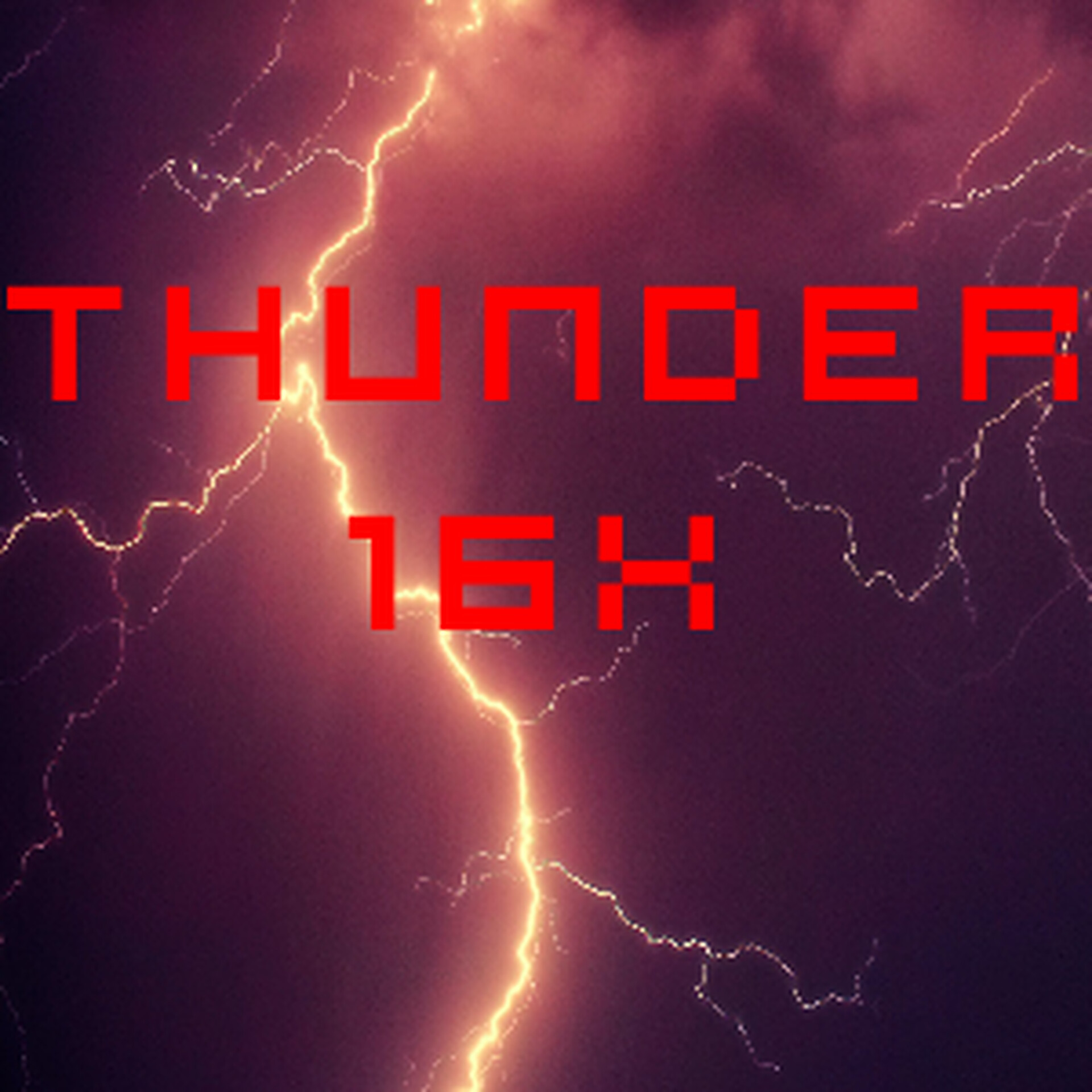 Thunder 16x (Red) Minecraft Texture Pack