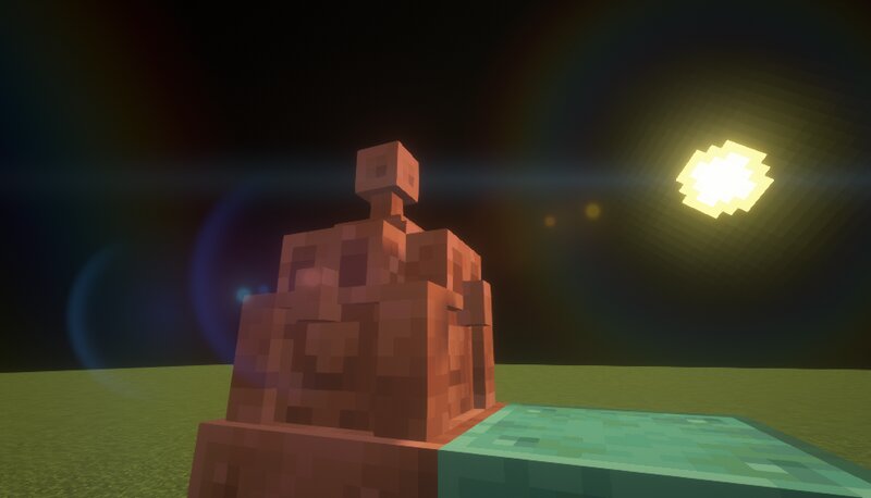Copper Golem Lightning Rod Minecraft Texture Pack