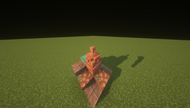 Copper Golem Lightning Rod Minecraft Texture Pack