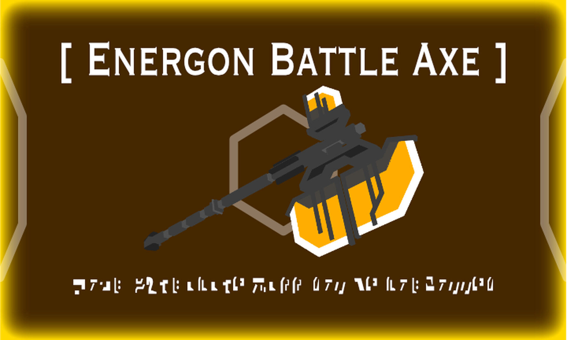 Energon Battle Axe Minecraft Texture Pack