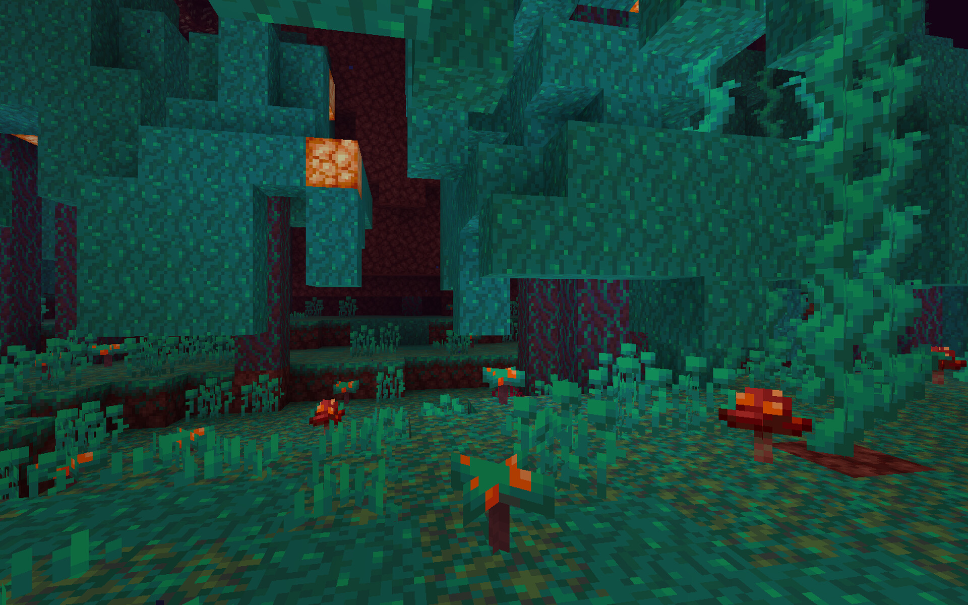 creepier warped forests Minecraft Texture Pack