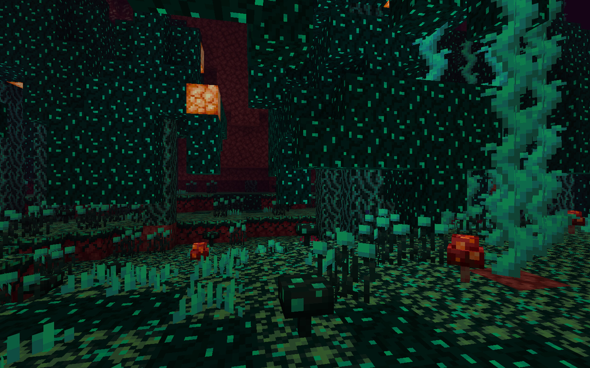 creepier warped forests Minecraft Texture Pack