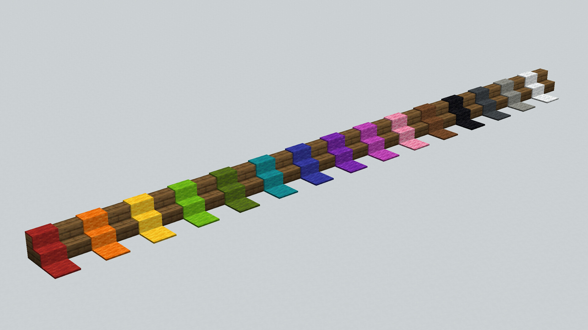 Carpeted Stairs and Slabs (no optifine!) (1.14-1.18) Minecraft Texture Pack