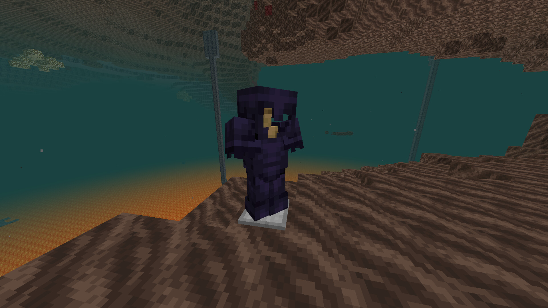 Obsidian Netherite - Door Minecraft Texture Pack