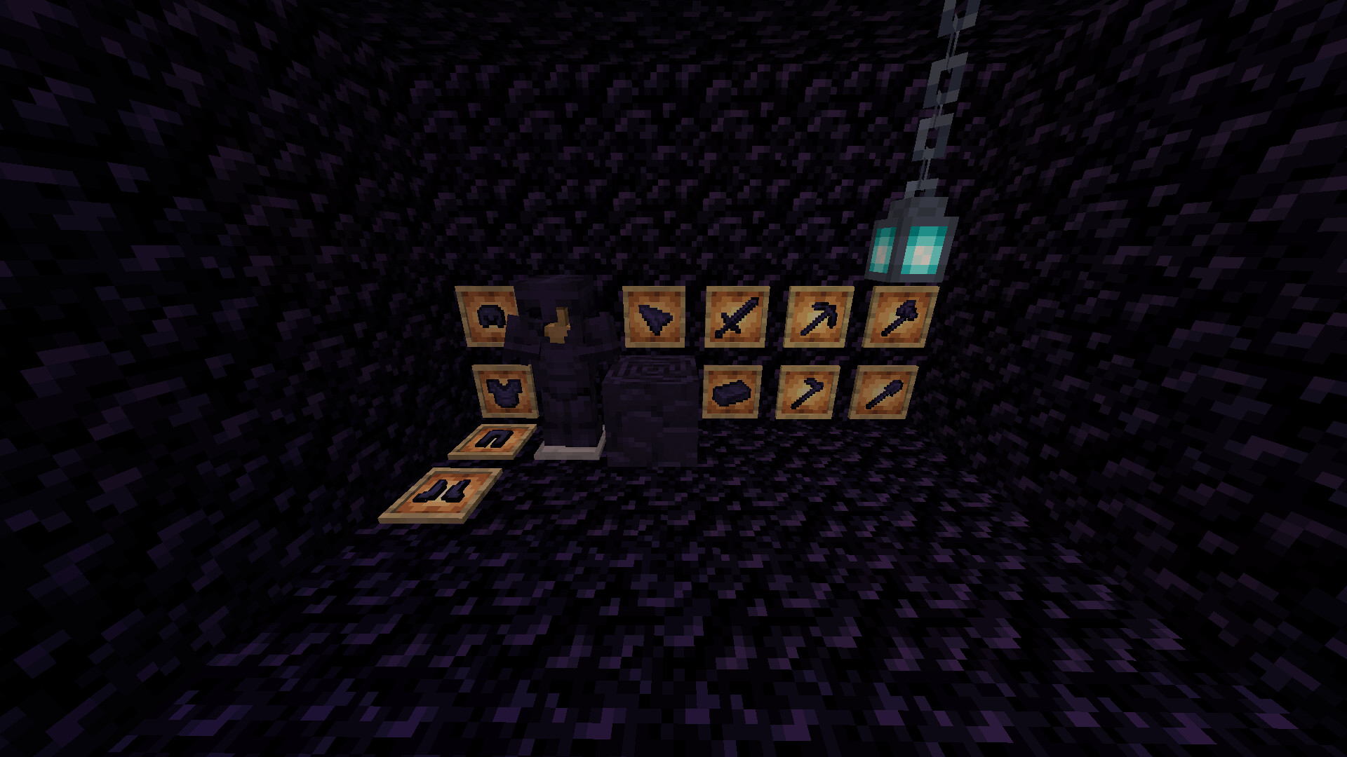 Obsidian Netherite - Door Minecraft Texture Pack