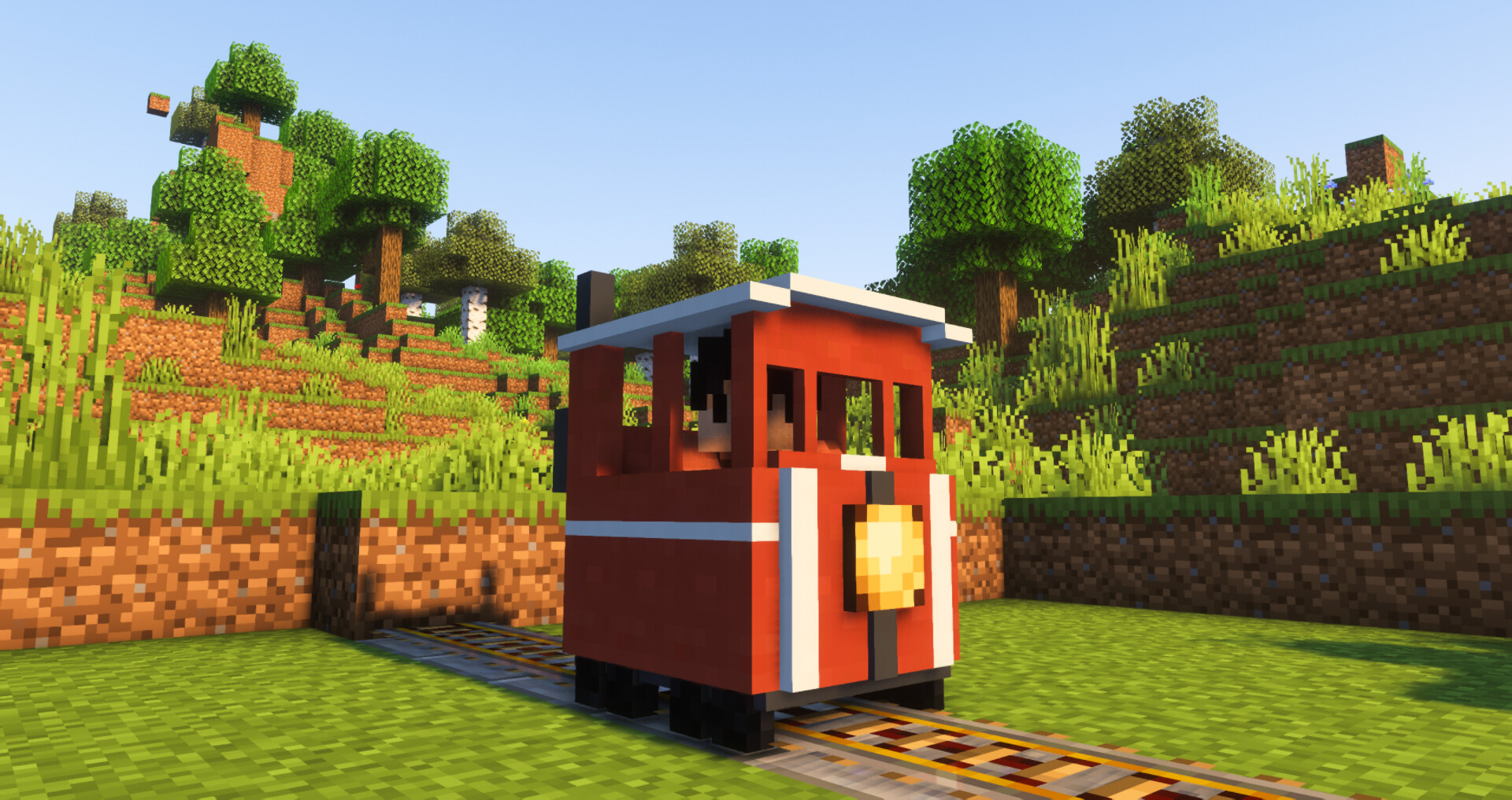 New and cute trains !! Minecraft Texture Pack