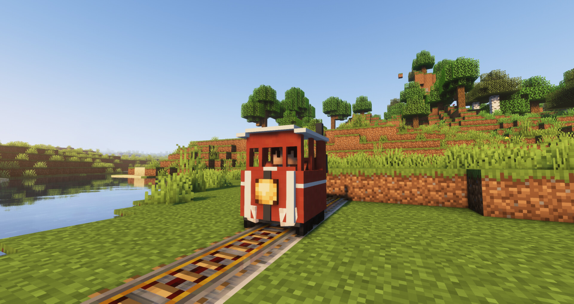 New and cute trains !! Minecraft Texture Pack