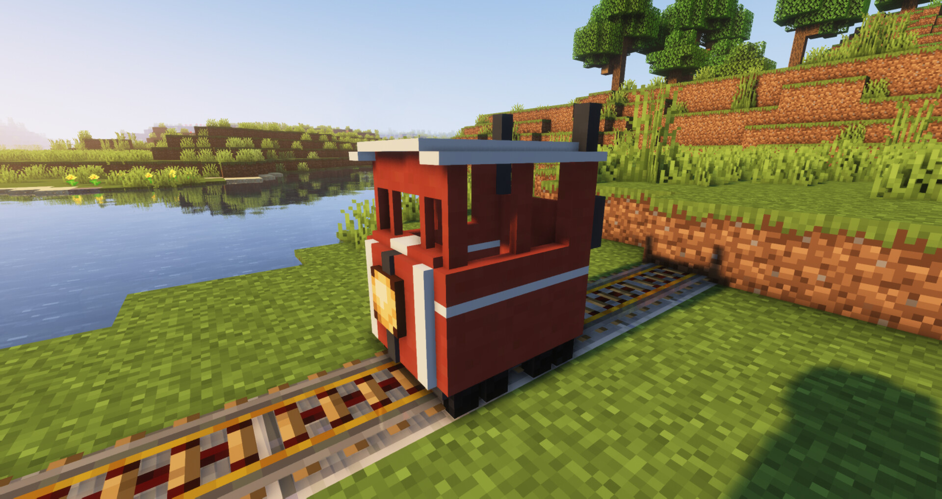 New and cute trains !! Minecraft Texture Pack