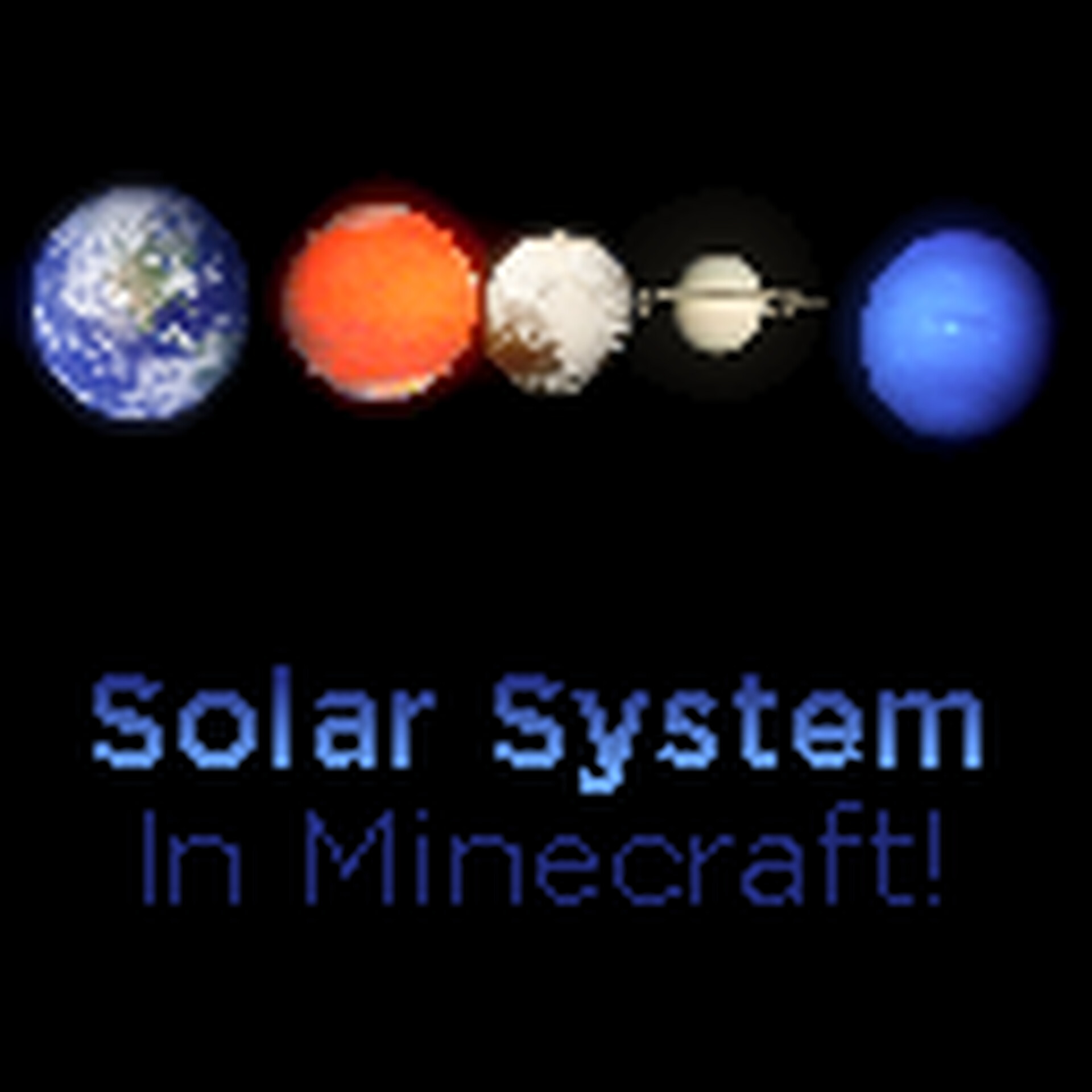 Solar System in Minecraft! Minecraft Texture Pack