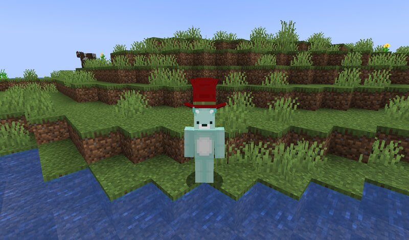 hermitcraft season 8 GoodTimesWithScar Hat Model Minecraft Texture Pack