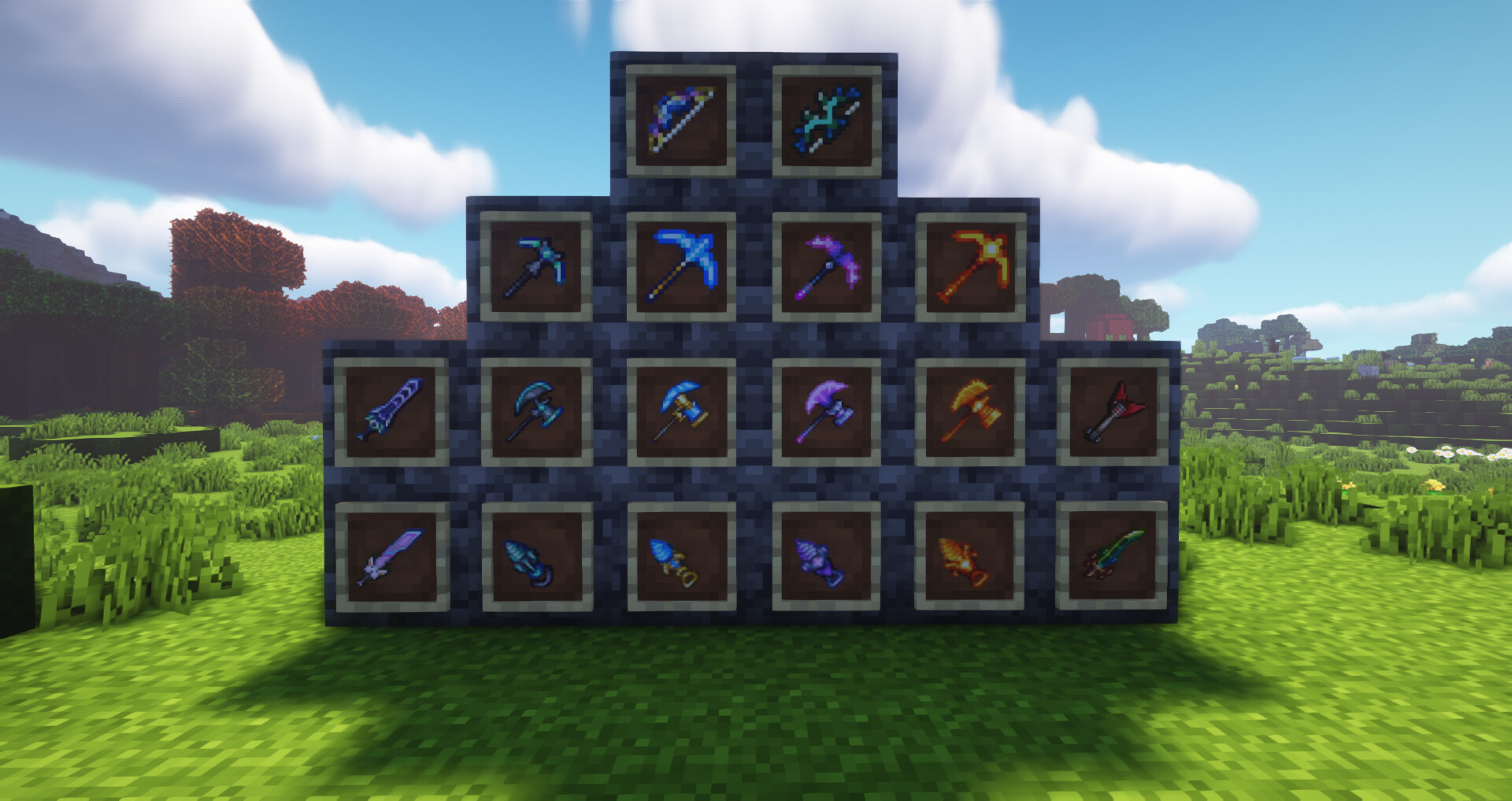 Terraria Items and armor! REQUIRES OPTIFINE Minecraft Texture Pack