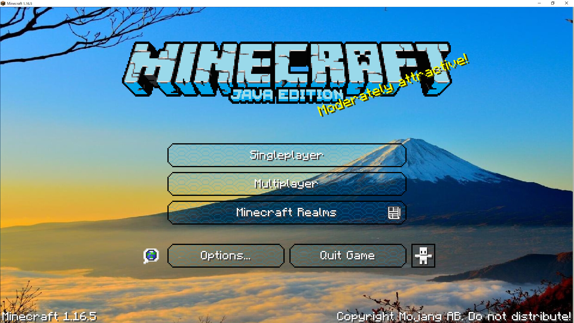 Mount Fuji Mainmenu 2 Minecraft Texture Pack