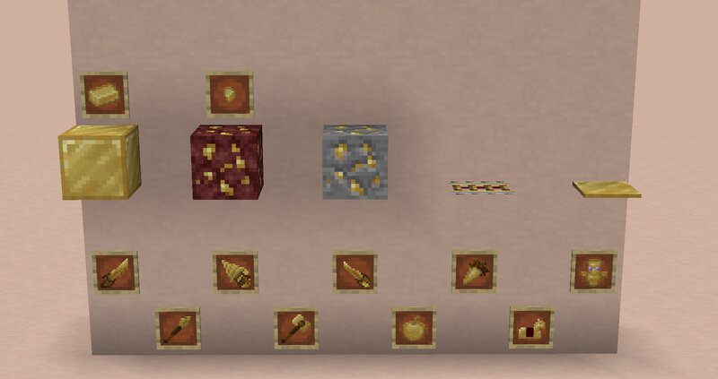 Adrestio's Steampunk Gold Minecraft Texture Pack