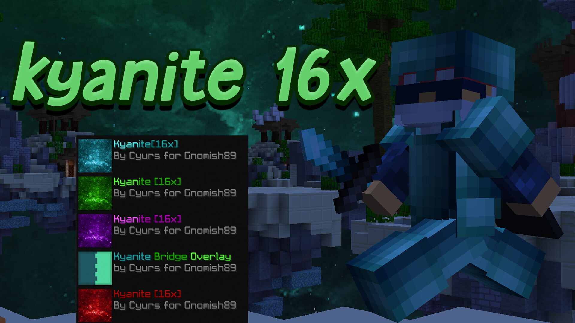 kyanite [16x] + recolors Minecraft Texture Pack