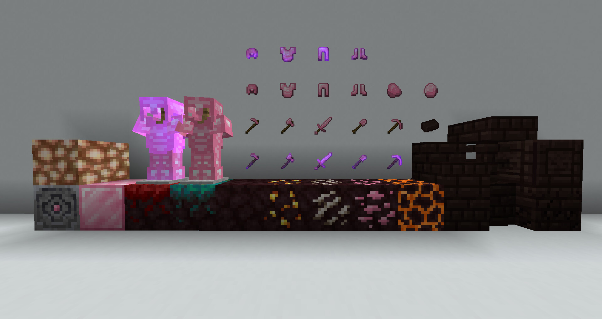 Pink Netherite 1.17 Minecraft Texture Pack