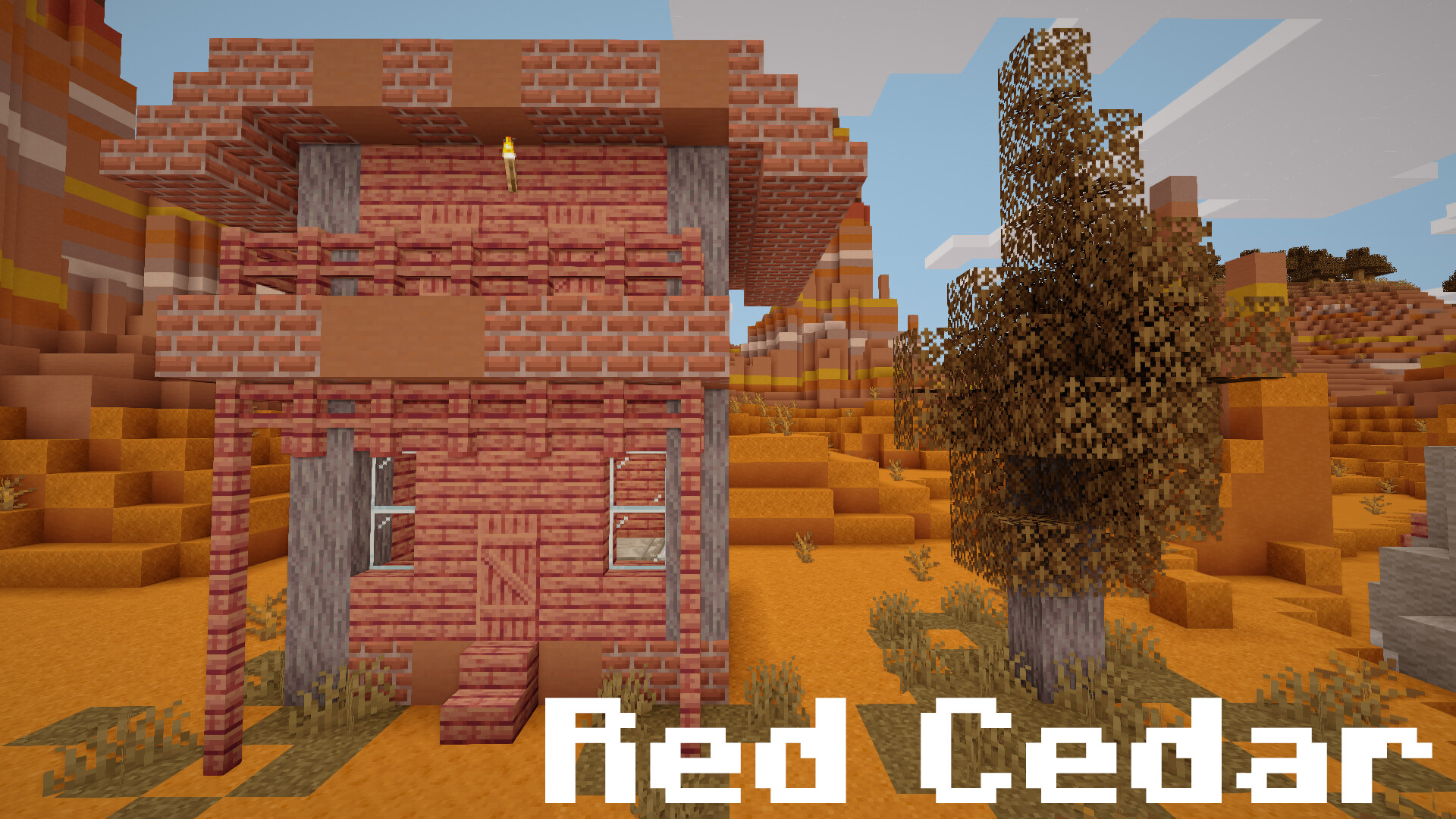 Red Cedar Wood (Creative) Minecraft Texture Pack