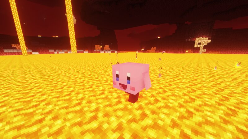 Kirby Striders Minecraft Texture Pack