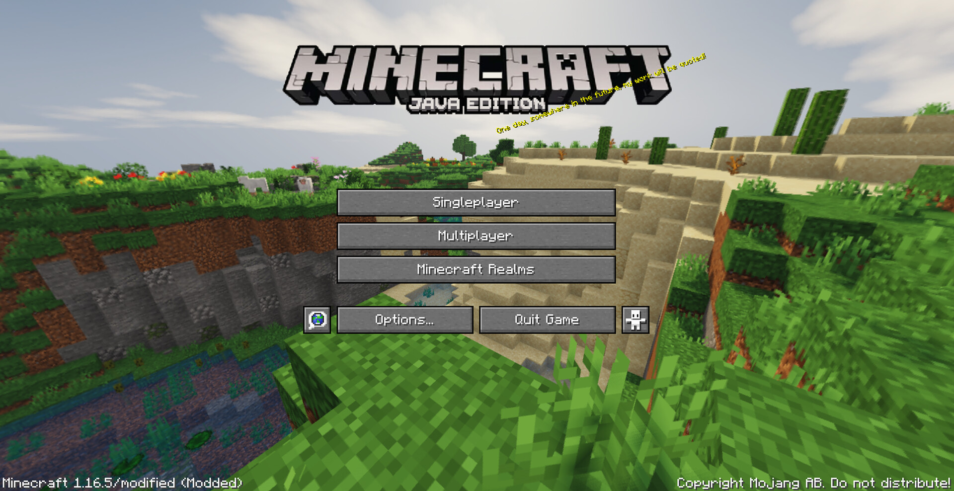 Better Menu Screen Background Minecraft Texture Pack