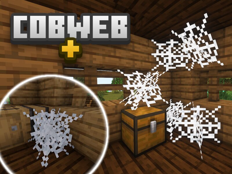 Cobweb+ [V1.1] | 1.14 - 1.19.x (RECONTINUED) Minecraft Texture Pack