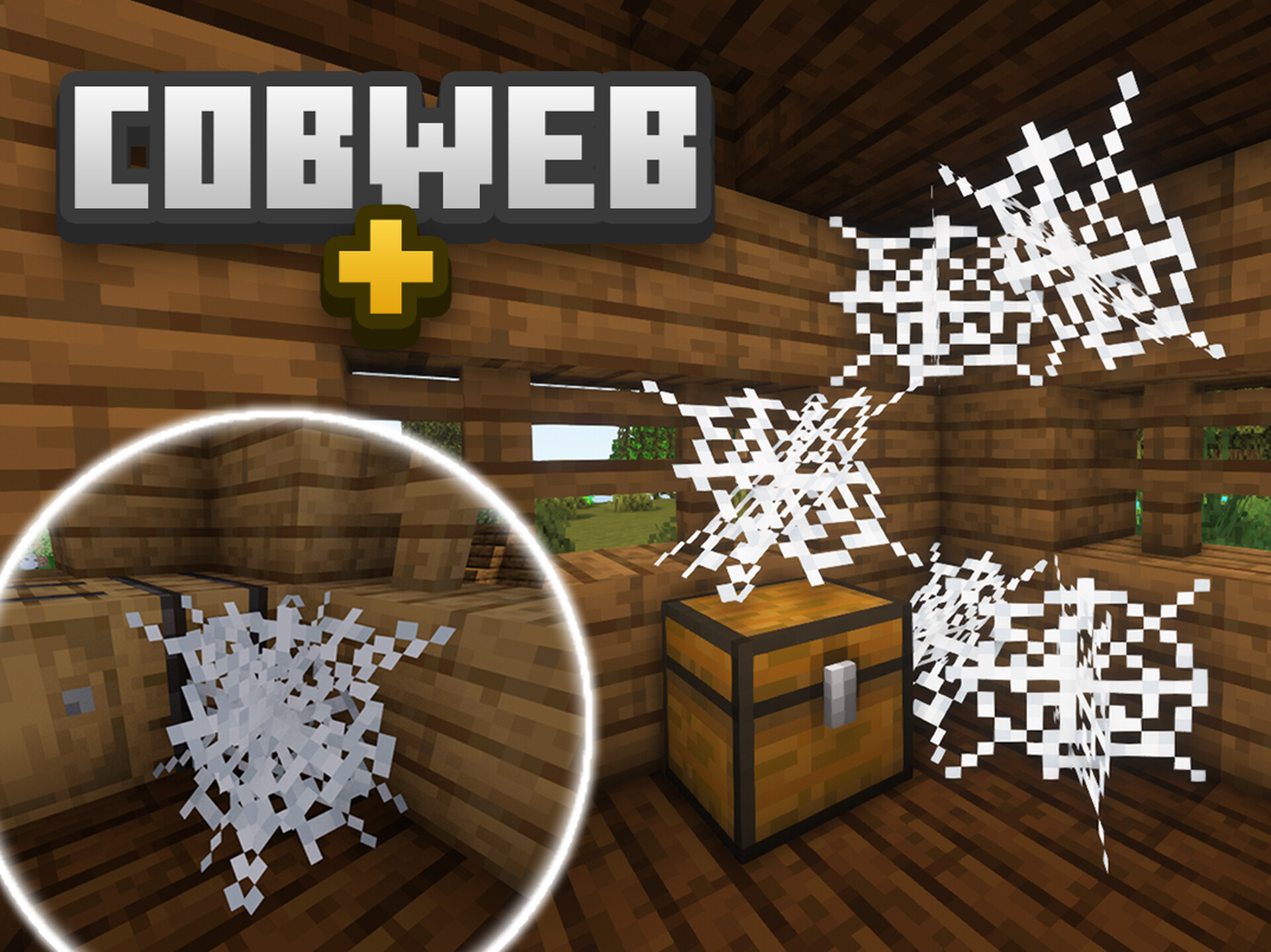 DISCONTINUED - Cobweb+ [V1.0] | 1.14 - 1.18 Minecraft Texture Pack
